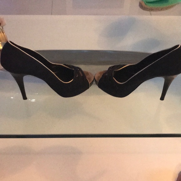 Charles David | Shoes | Blackwhite Charles By Cd Heels Used | Poshmark